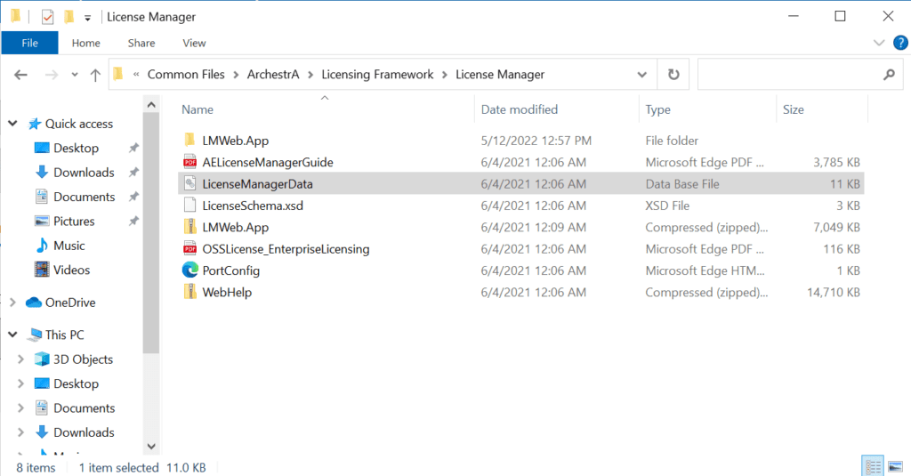 Cannot Select Licenses for Activation in AVEVA License Manager ...
