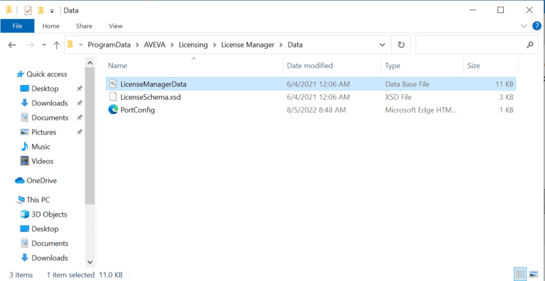 Cannot Select Licenses for Activation in AVEVA License Manager ...