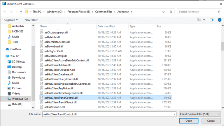 Building a Configurable Historian Client Trend Symbol for InTouch HMI ...