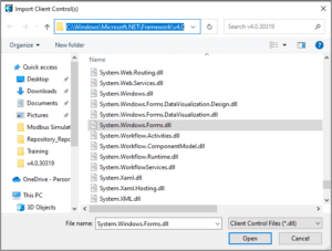 Using .NET Controls to display graphics, documents, and web pages in ...