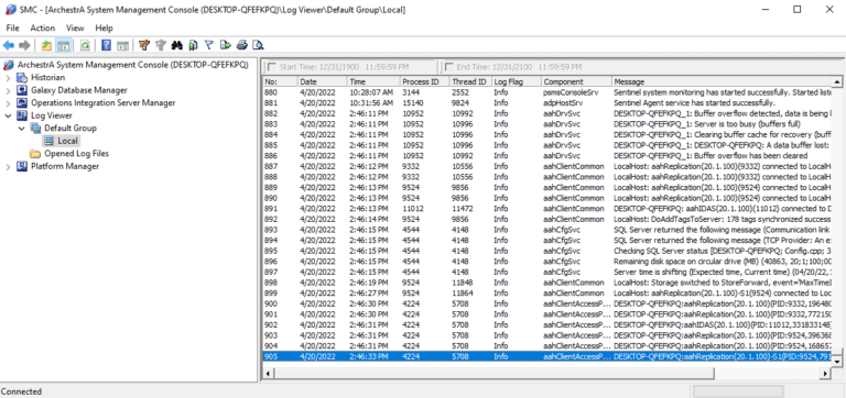 How to use the SMC Log Viewer - Industrial Software Solutions