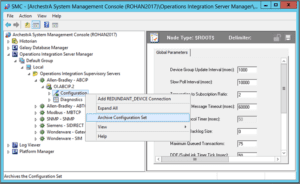 How to archive and export AVEVA OI or DA Server configuration ...