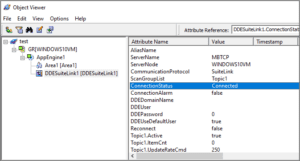 Configuring the DDESuitelink Client Object in the ArchestrA IDE ...