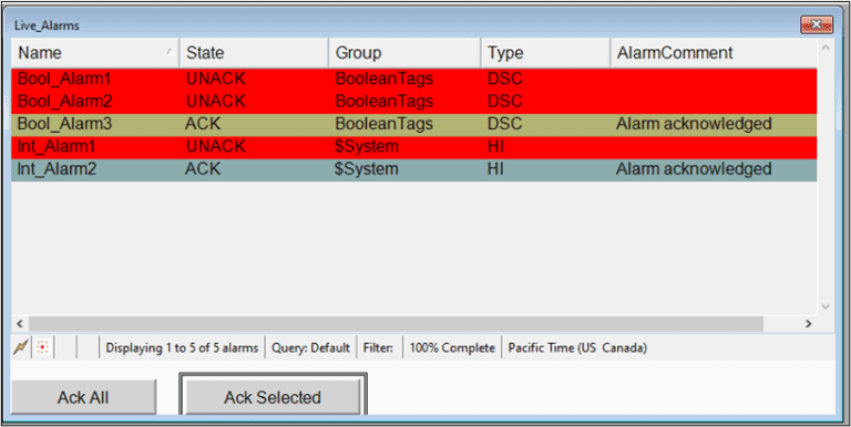 Using Scripting to Enhance the AVEVA Alarm Client Control - Industrial ...