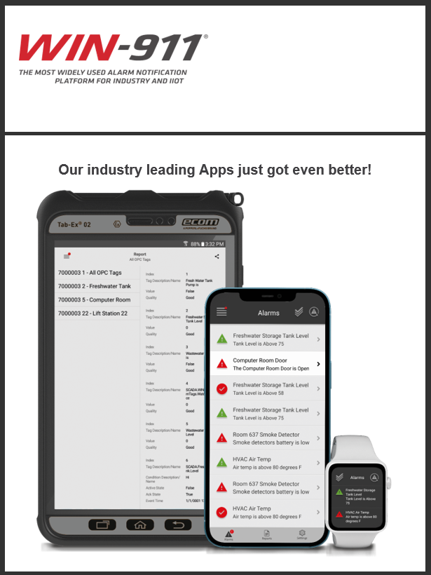 Webinar: WIN-911 Mobile Just Got Better! - Industrial Software Solutions