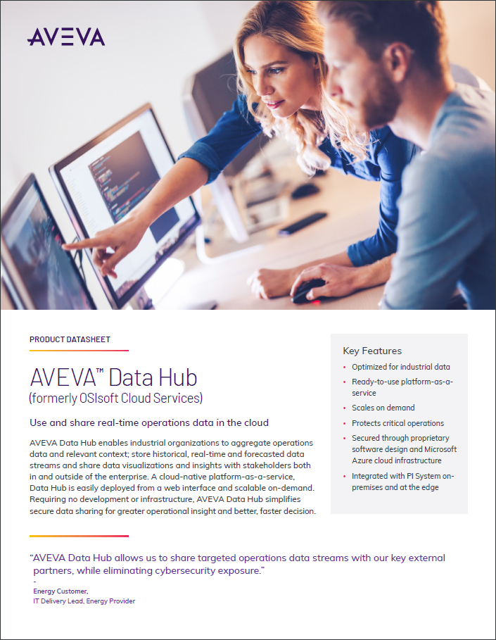 AVEVA Data Hub - Industrial Software Solutions