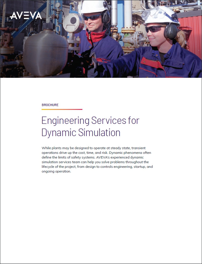 AVEVA Dynamic Simulation - Industrial Software Solutions AVEVA Dynamic Simulation - Industrial Software Solutions