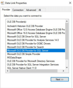 How to Test SQL Server Connectivity Using a UDL File - Industrial ...