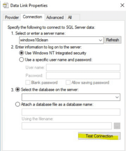 How to Test SQL Server Connectivity Using a UDL File - Industrial ...